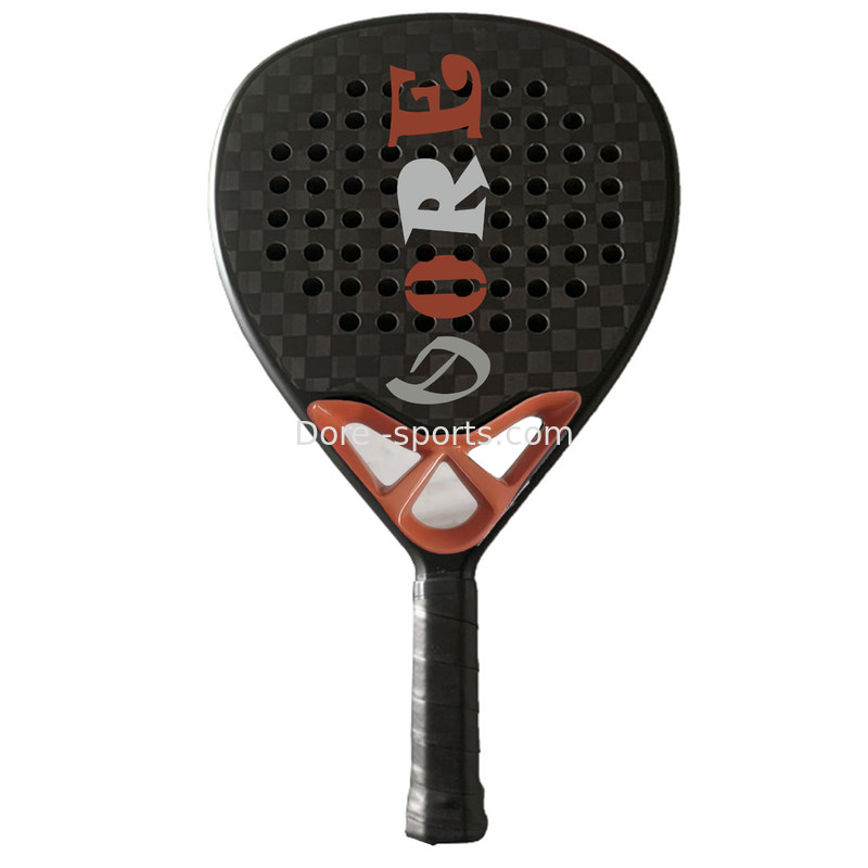 DD0121 OEM Padel Racket &Carbon Ferbi 3k 6k 12k 18k Fiber Padel Racket ...