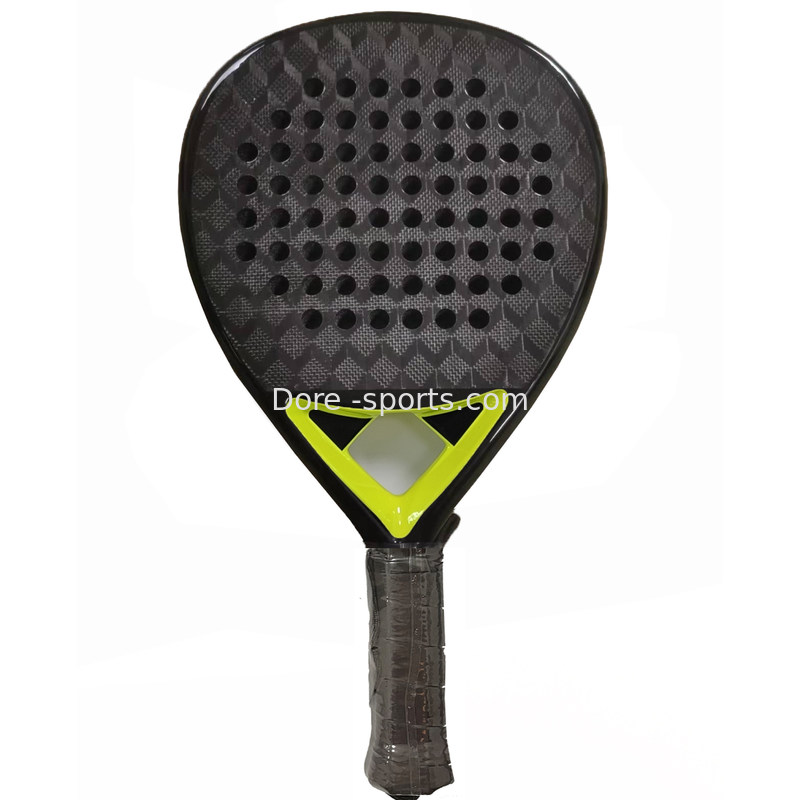 Custom New Process Galvanized Gold Padel Racket ,1K Surface Material ...